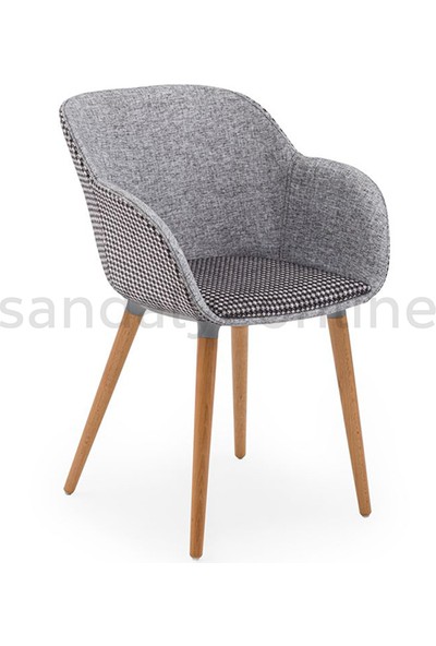 Sandalye Online Shell N Pad Mutfak ve Salon Yemek Sandalyesi Gri Sandalye Online Shell N Pad Mutfak ve Salon Yemek Sandalyesi Gri