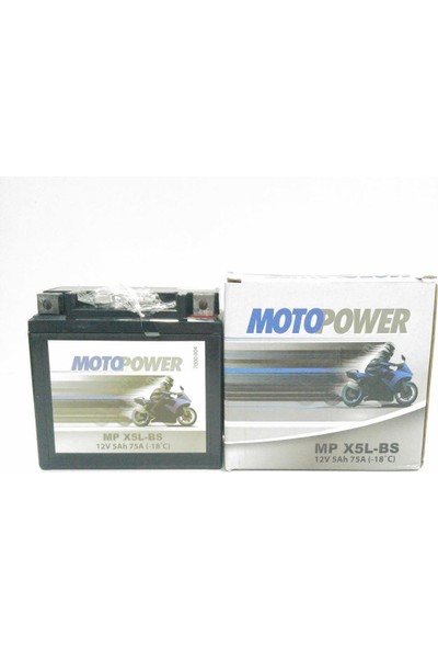Motopower MPX5L-BS 12V 5Ah Motosiklet Aküsü