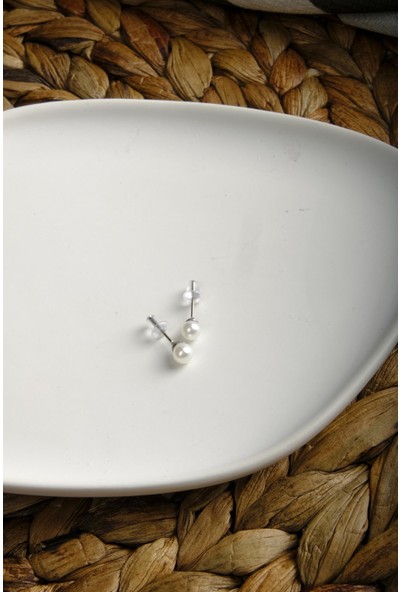 Lekka Design Küçük Boy Inci Küpe 2'li Set Lekka Design Küçük Boy Inci Küpe 2'li Set