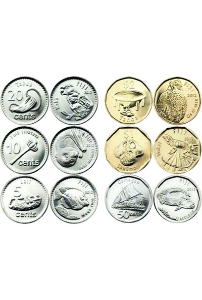 Benim Koleksiyonum Fiji Yabancı Madeni Eski Para Seti (2012) Benim Koleksiyonum Fiji Yabancı Madeni Eski Para Seti (2012)
