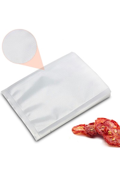 Vakur Vakum Makineleri Için Tek Yüzeyi Tırtıklı Vakum Torbası - Poşeti 25CMX35CM -1 kg Vakur Vakum Makineleri Için Tek Yüzeyi Tırtıklı Vakum Torbası - Poşeti 25CMX35CM -1 kg