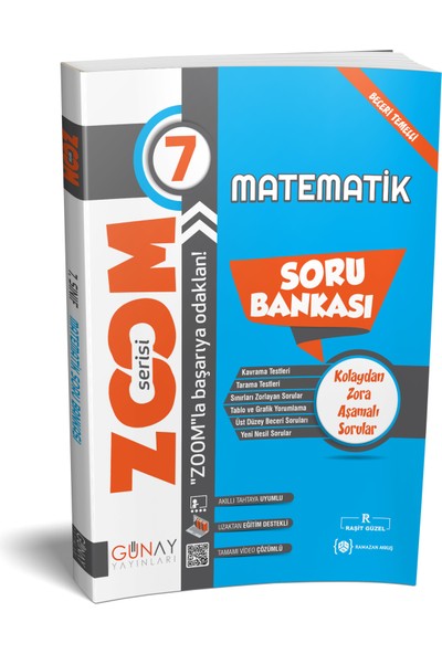 Günay Yayınları 7. Sınıf Zoom Matematik Soru Bankası