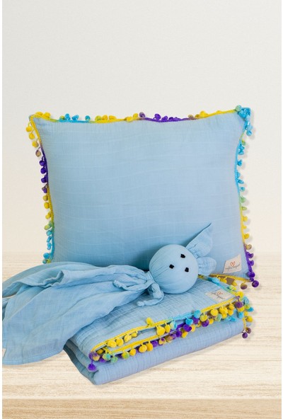 Zeliha Baysan Ponponlu Uyku Seti