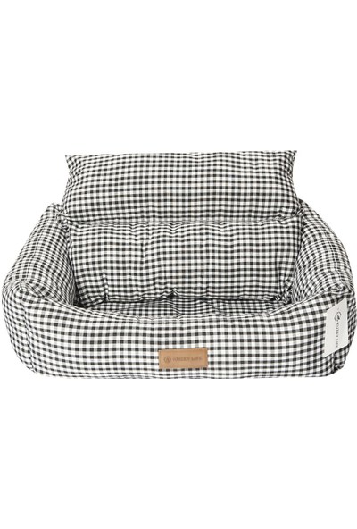 Kuzey Life Pati Serisi – Star - Siyah Kedi Köpek Yatagi (S)