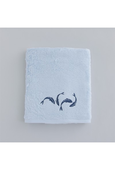 Basics By Chakra Nancy Banyo Havlusu 70X130 cm Mavi