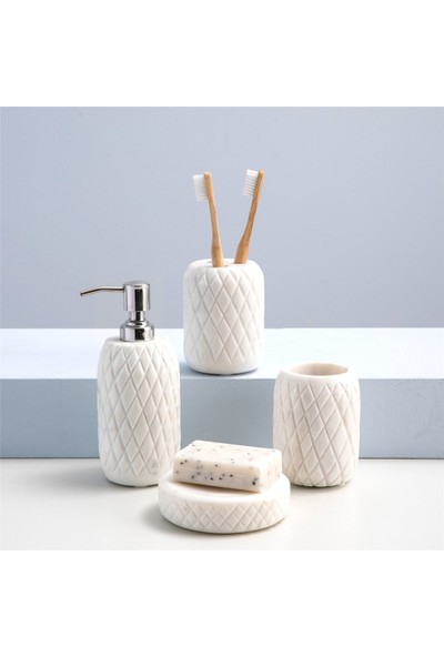 Chakra Pia Diş Fırçalık Beyaz - 7 x 11