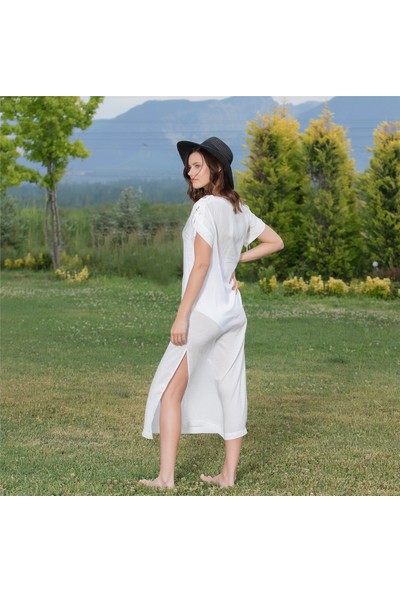Chakra Sofia Elbise Ekru Chakra Sofia Elbise Ekru