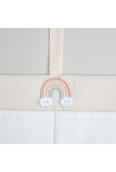 Chakra Rainbow Karyola Cebi Beyaz - Pembe