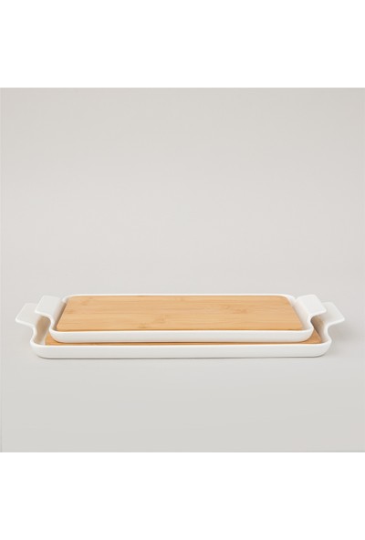 Chakra Linda Bambu Servis Tahtalı Tabak Set Standart Chakra Linda Bambu Servis Tahtalı Tabak Set Standart