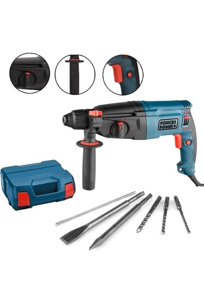 Forces Power Forces& 3180 W 5.2 J Komple Otomatik Sjs Metal Şanzıman Kırıcı Delici Seti Forces Power Forces& 3180 W 5.2 J Komple Otomatik Sjs Metal Şanzıman Kırıcı Delici Seti