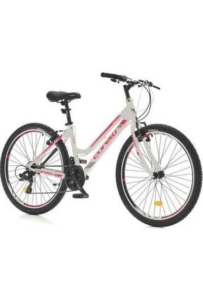 Corelli Banner Bayan Dağ Bisikleti 332H V 24 Jant 21 Vites Beyaz Kırmızı Corelli Banner Bayan Dağ Bisikleti 332H V 24 Jant 21 Vites Beyaz Kırmızı