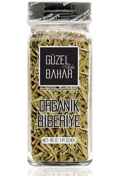 Güzel Ada Gıda Organik Biberiye 40 gr Güzel Ada Gıda Organik Biberiye 40 gr