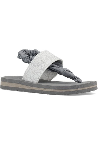 Nine West Molı 1fx Gri Kadın Düz Sandalet Nine West Molı 1fx Gri Kadın Düz Sandalet