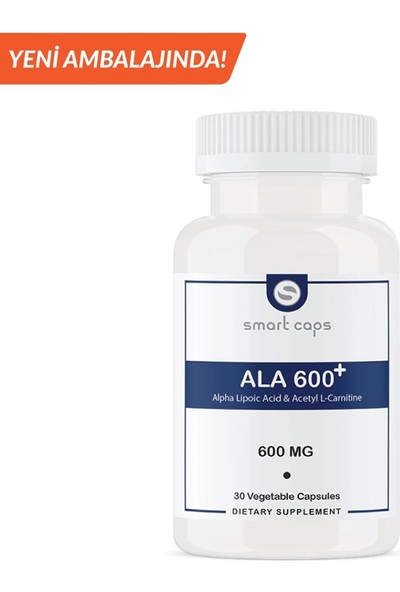 Smartcaps Ala 600 30 Bitkisel Kapsül Smartcaps Ala 600 30 Bitkisel Kapsül