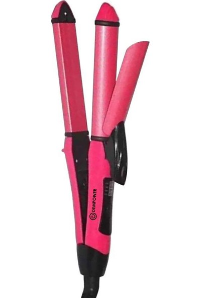 Dem Power 2 In 1 Saç Düzleştirici & Saç Şekillendirici Saç Maşası Pembe Dem Power 2 In 1 Saç Düzleştirici & Saç Şekillendirici Saç Maşası Pembe
