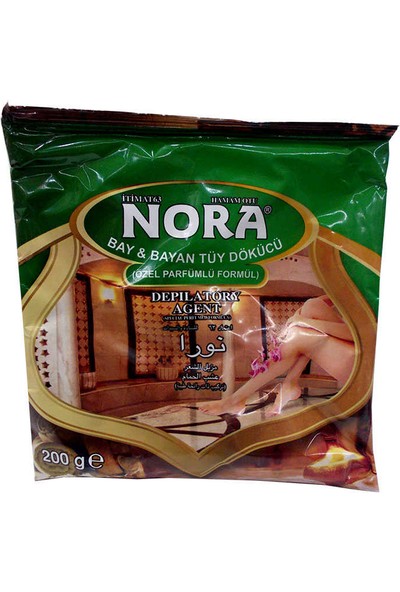 Nora Tüy Dökücü Toz Hamam Otu Bay Bayan TKRB.170-200 gr x 100 Paket Nora Tüy Dökücü Toz Hamam Otu Bay Bayan TKRB.170-200 gr x 100 Paket