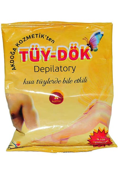 Tüy-Dök Tüy Dökücü Toz Hamam Otu Bay Bayan TKRIB.170-200 gr x 10 Paket