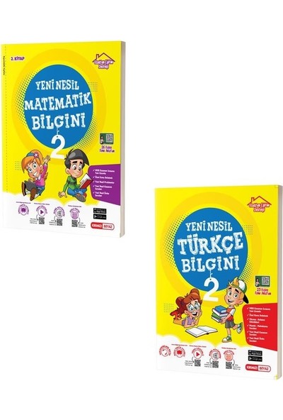 Kırmızı Beyaz 2. Sınıf Yeni Nesil Matematik + Türkçe Bilgini Seti Yeni 2022 Kırmızı Beyaz 2. Sınıf Yeni Nesil Matematik + Türkçe Bilgini Seti Yeni 2022
