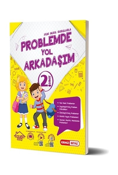 Kırmızı Beyaz 2. Sınıf Yeni Nesil Problemde Yol Arkadaşım Yeni 2022