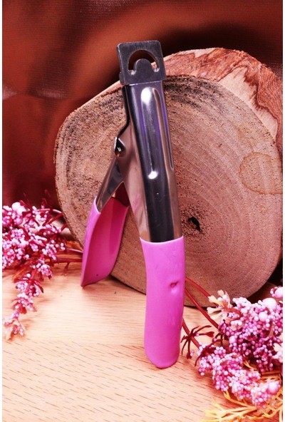 Mujgan Protez Takma Tırnak Kesme Makası Pembe 14 cm