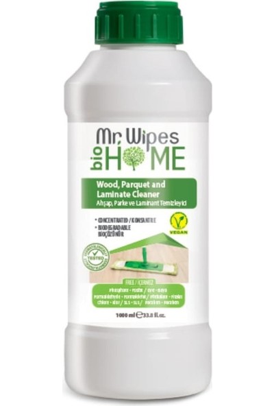 Farmasi Mr. Wipes Ahşap, Parke ve Laminant Temizleyici 1 lt Farmasi Mr. Wipes Ahşap, Parke ve Laminant Temizleyici 1 lt