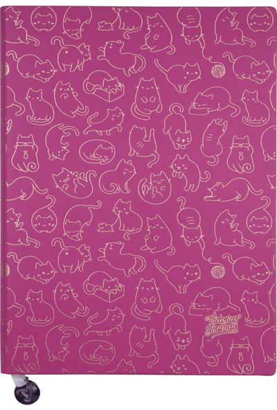 Victoria's Journals Candy Cats Smyth Flexy Pembe Victoria's Journals Candy Cats Smyth Flexy Pembe
