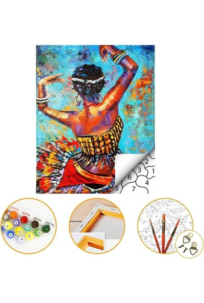 Tale Hobby Sayılarla Boyama Seti Kasnaklı 40 x 50 cm Boyalar ve Fırçalar Dahil Tale Hobby Sayılarla Boyama Seti Kasnaklı 40 x 50 cm Boyalar ve Fırçalar Dahil
