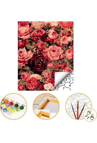 Tale Hobby Sayılarla Boyama Seti Kasnaklı 40 x 50 cm Boyalar ve Fırçalar Dahil Tale Hobby Sayılarla Boyama Seti Kasnaklı 40 x 50 cm Boyalar ve Fırçalar Dahil