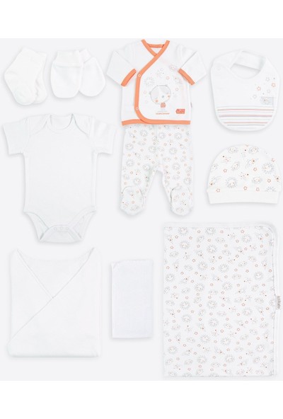 Kitikate Organik Galaxi 10'lu Bebek Hastane Çıkış Seti 14078