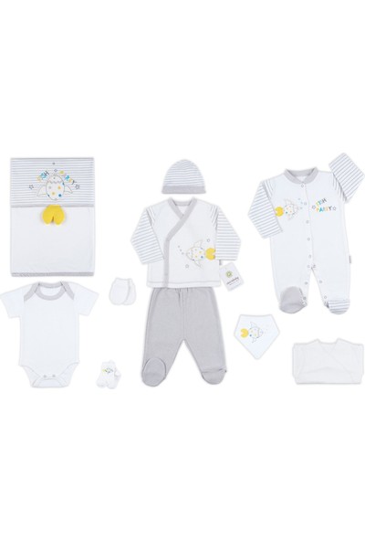 Ciccim Baby Mobil Balık 10'lu Bebek Hastane Çıkış Seti 4523 Ciccim Baby Mobil Balık 10'lu Bebek Hastane Çıkış Seti 4523