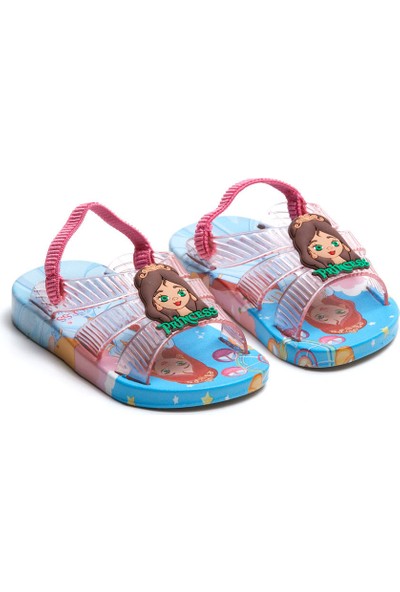 Gezer Yazlık Kaydırmaz Taban Kız Bebe Terlik