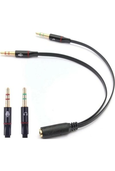Ancheyn Kulaklık Mikrofon Ayırıcı 3.5mm Çevirici Switch Splitter 4457 Ancheyn Kulaklık Mikrofon Ayırıcı 3.5mm Çevirici Switch Splitter 4457