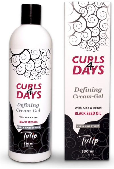 Tulip Curls 4 Days Bukle Belirginleştirici Saç Bakım Krem Jeli 330 Ml Tulip Curls 4 Days Bukle Belirginleştirici Saç Bakım Krem Jeli 330 Ml