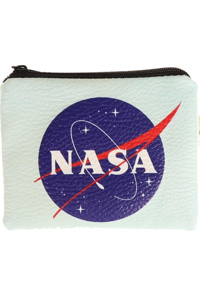 Attach Mavi Nasa Tasarımlı Süet Bozuk Para Cüzdanı Attach Mavi Nasa Tasarımlı Süet Bozuk Para Cüzdanı