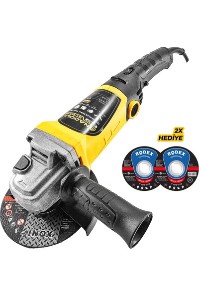 Anadolu Strong Anadolu Strong DM803 Devir Ayarlı Spral Taşlama Makinası 115 mm 2 Adet Disk Anadolu Strong Anadolu Strong DM803 Devir Ayarlı Spral Taşlama Makinası 115 mm 2 Adet Disk