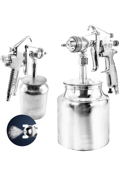 BHD Bhd Profesyonel Alüminyum Alttan Depolu 1.3mm 750ML Boya Tabancası BHD Bhd Profesyonel Alüminyum Alttan Depolu 1.3mm 750ML Boya Tabancası