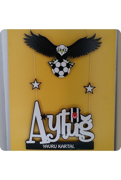 Deniz Tasarım Işıklı Kartallı Beşiktaş Temalı Kapı ve Duvar Süsü Deniz Tasarım Işıklı Kartallı Beşiktaş Temalı Kapı ve Duvar Süsü