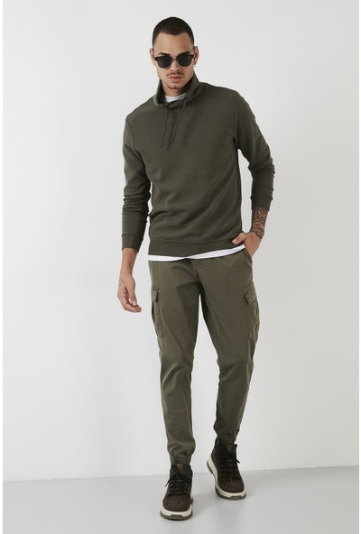 Buratti Pamuklu Dik Yaka Slim Fit Sweat Erkek Sweat 5905032