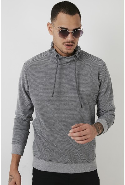 Buratti Pamuklu Dik Yaka Slim Fit Sweat Erkek Sweat 5905032