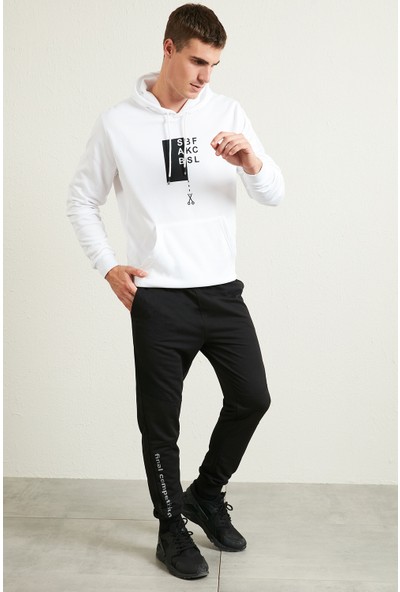 Buratti Pamuklu Jogger Beli Paçası Lastikli Cepli Eşofman Altı Erkek Eşofman Altı 568B529