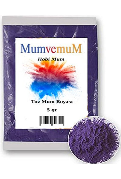 MumvemuM Toz Mum Boya Açık Mor