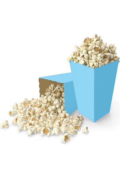 Ekin Süs Mavi Popcorn / Mısır Kutusu