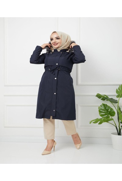 Kmk Water Prof Haki Içi Kürklü Kışlık Battal Mevsimlik Mont & Kaban