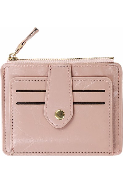 Hong Store Düz Renk Bozuk Para Kredi Kartı Kadın Cüzdanı (Yurt Dışından)