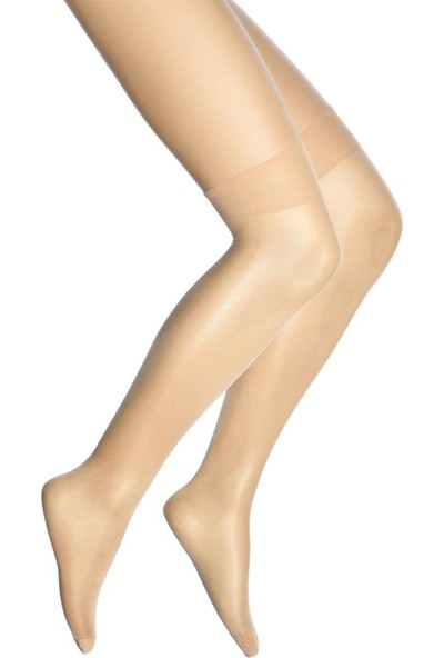 Dore Parlak 20 Denye Lastikli  dizüstü Kadın Çorap