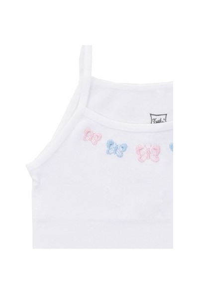 Tutku Kız Çoçuk Ip Askılı Atlet 6 Adet 1-12 Yaş Arası