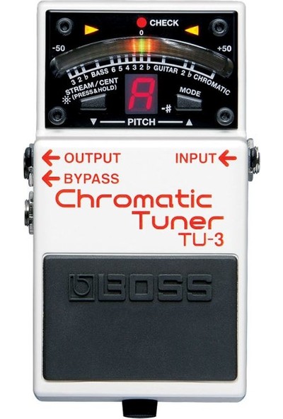 Boss Tu-3 Chromatic Tuner Bas ve Elektro Gitar Için