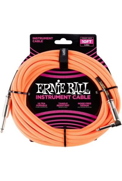 Ernie Ball Ernieball P06079 10FT / Enstrüman Kablosu Ernie Ball Ernieball P06079 10FT / Enstrüman Kablosu