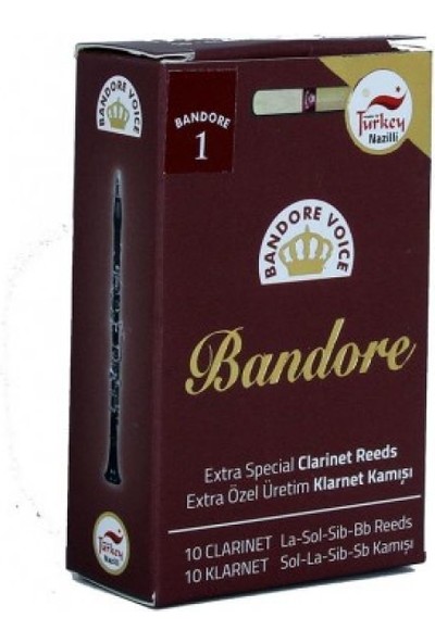 Müzikal Dükkan Bandore Bandore 1 Numara Klarnet Kamışı Müzikal Dükkan Bandore Bandore 1 Numara Klarnet Kamışı