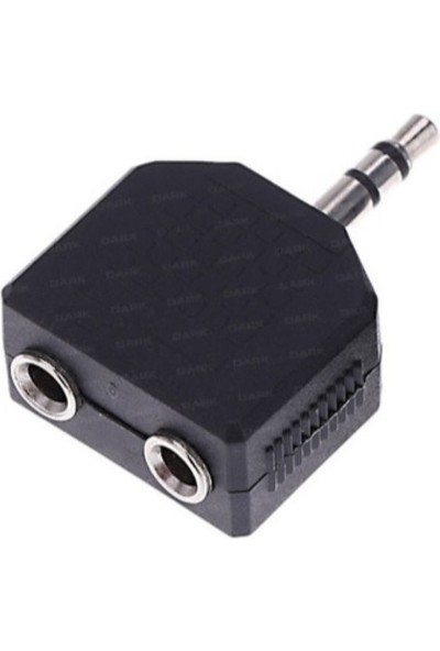 Diyez Müzik 3.5mm Stereo Erkek - 2 x 3.5mm Stereo Dişi Çevirici Adaptör Diyez Müzik 3.5mm Stereo Erkek - 2 x 3.5mm Stereo Dişi Çevirici Adaptör